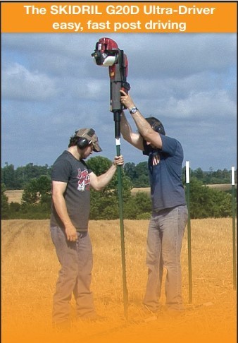 Rent the Gas Powered Post Driver | East Tex Rentals LLC